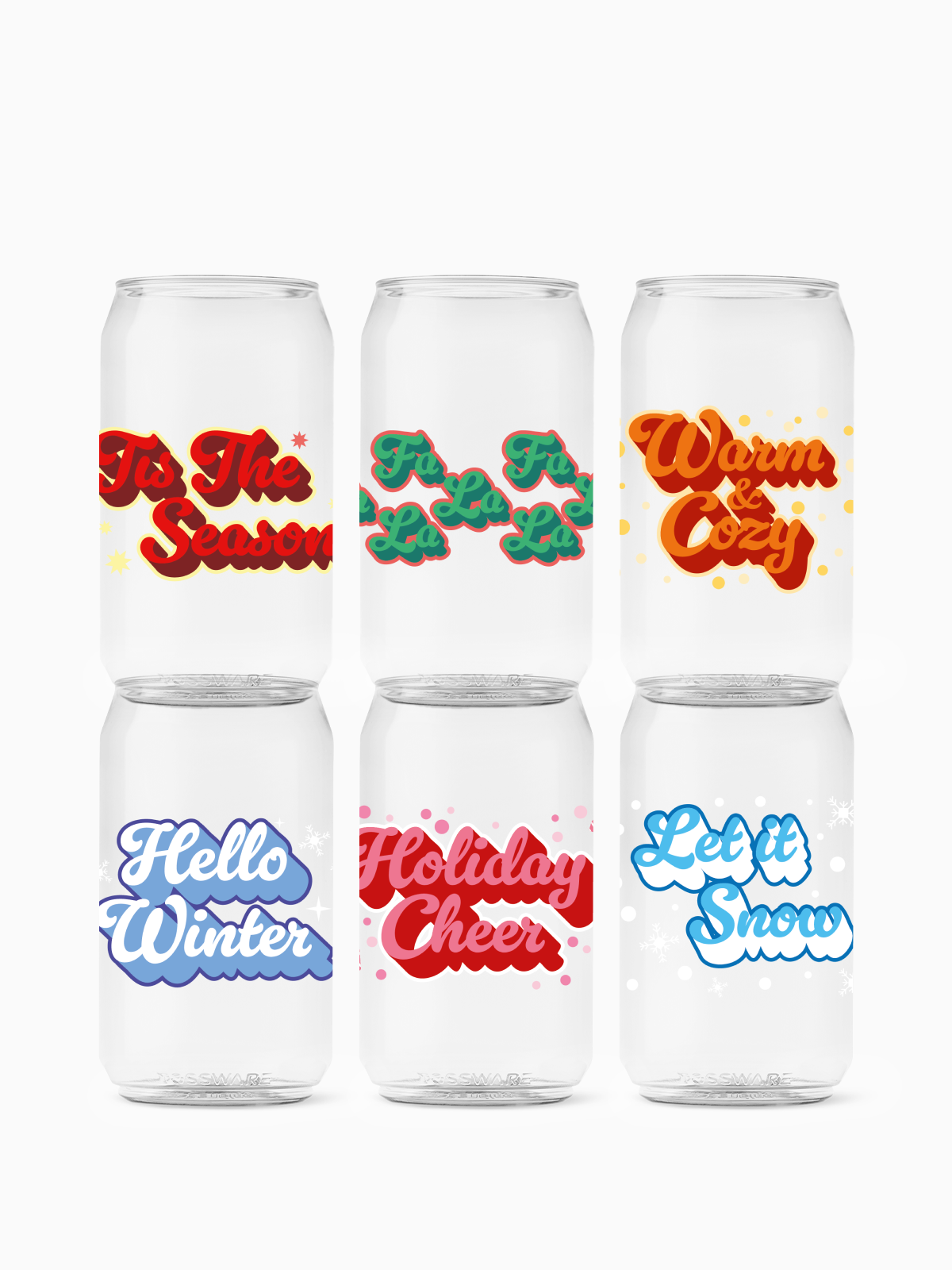Festive Holiday - POP 12oz Can – TOSSWARE