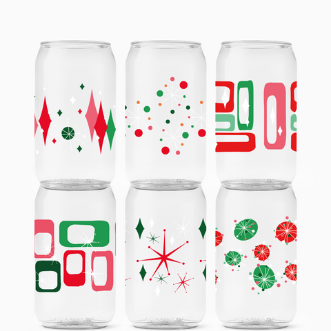 Retro Festive Pattern - POP 12oz Can – TOSSWARE