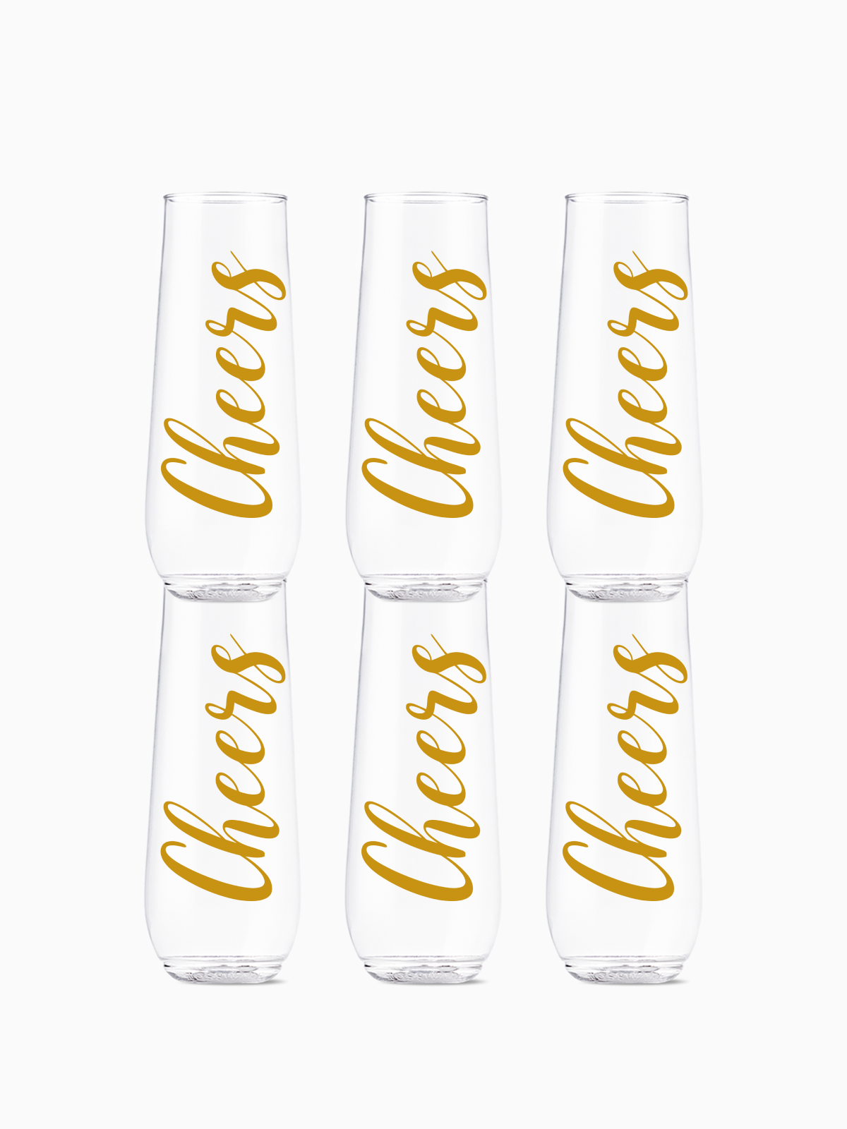 Golden Cheers 2.0 - POP 9oz Flute – TOSSWARE