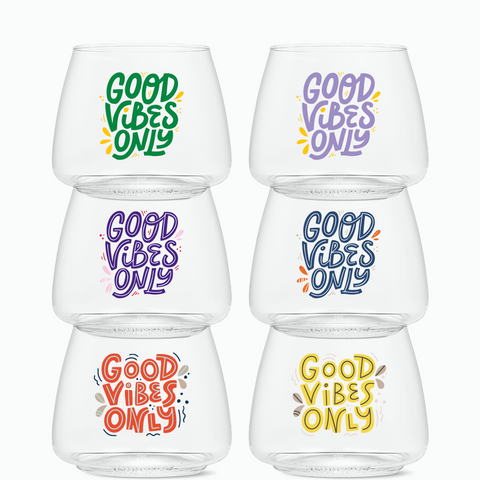 Good Vibes Only - POP 12oz Rocks – TOSSWARE