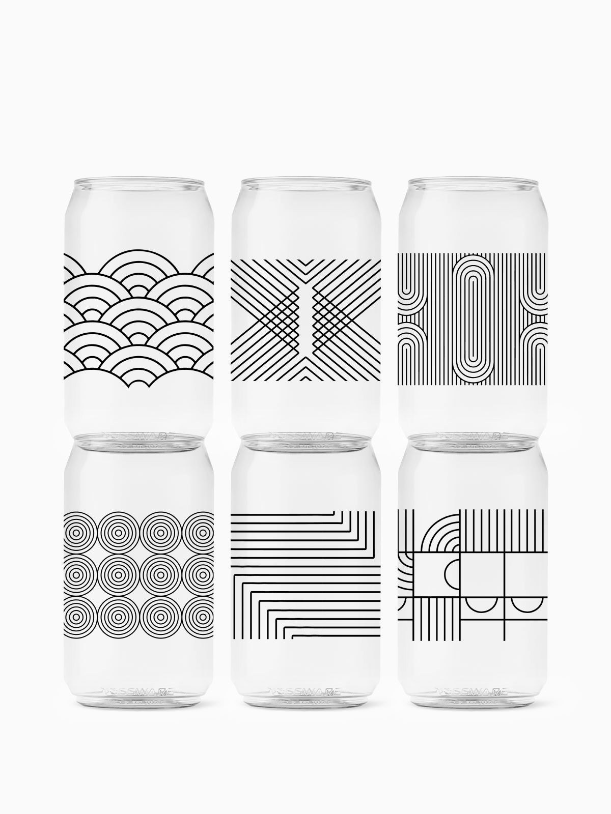 Modern Geometric - POP 12oz Can – TOSSWARE