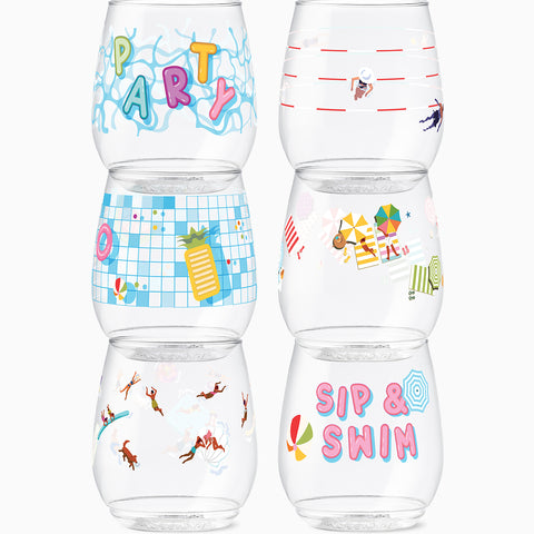 Pool Party - POP 14oz Vino – TOSSWARE