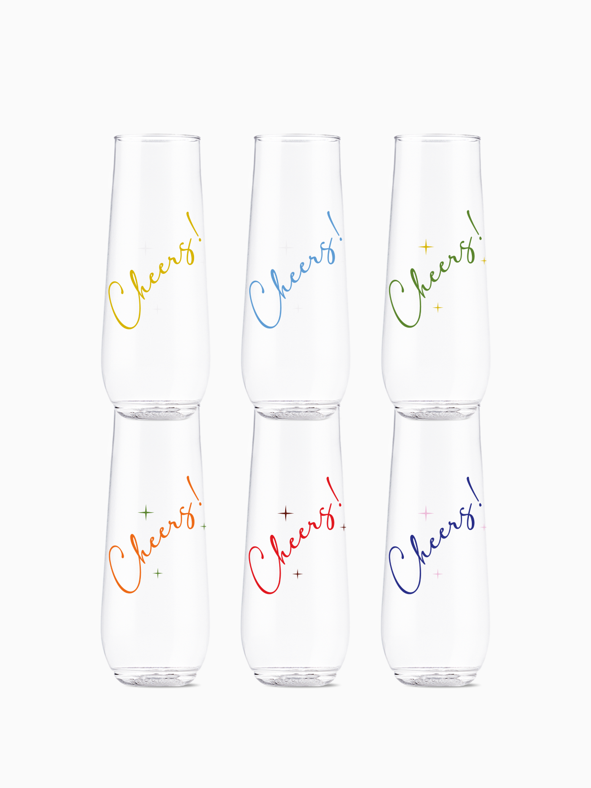 Sparkle Cheers - POP 9oz Flute – TOSSWARE